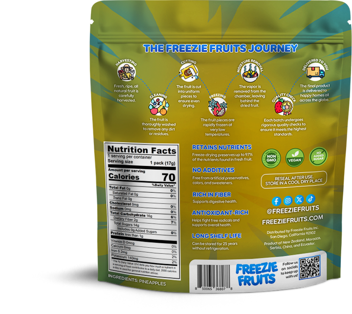 Organic Freeze Dried Fruit | Freezie Fruits