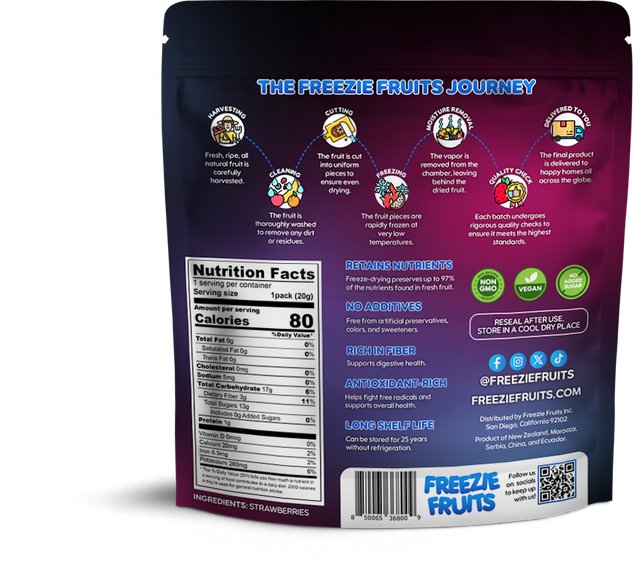 Organic Freeze Dried Fruit | Freezie Fruits