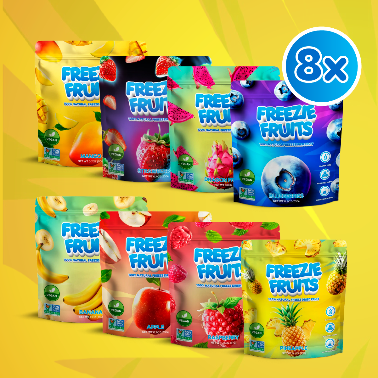 All Flavors Variety Pack – Freezie Fruits